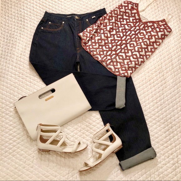 Escada | Jeans | Escada Boyfriend Cut High Waisted Jeans | Poshmark